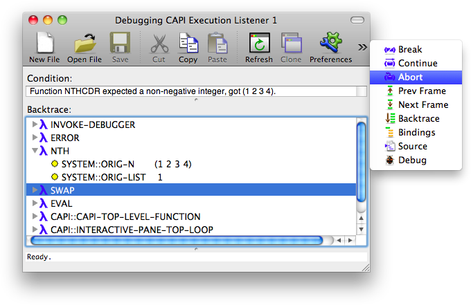 Lisp in Small Parts - Debugging in LispWorks
