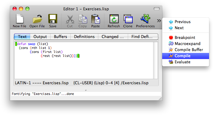 Lisp in Small Parts - Debugging in LispWorks